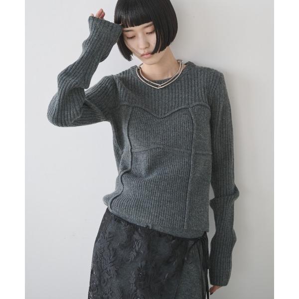 ZOZO問い合わせ番号:97634430ショップ:Avenue，アヴェニューブランド:AIC.，エーアイシー商品名:ビスチェコンビネーションリブニットカテゴリ:トップス>ニット/セーターブランド品番:303255-107-003素材:...