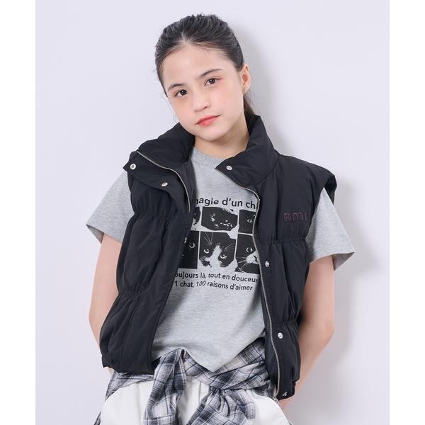 『セール実施中』ZOZO問い合わせ番号:97665562ショップ:NARUMIYA ONLINE，ナルミヤ オンラインブランド:pom ponette junior，ポンポネットジュニア商品名:【AMI】【はっ水】中綿ショートベストカテゴリ...