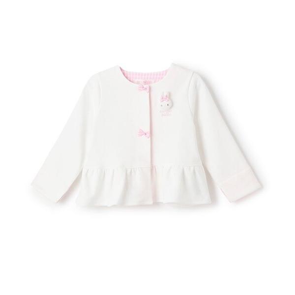 『セール実施中』※このアイテムは返品・交換対象外商品です。ZOZO問い合わせ番号:97665579ショップ:NARUMIYA ONLINE，ナルミヤ オンラインブランド:mezzo piano，メゾピアノ商品名:ウサギマスコットつき　カーデ...