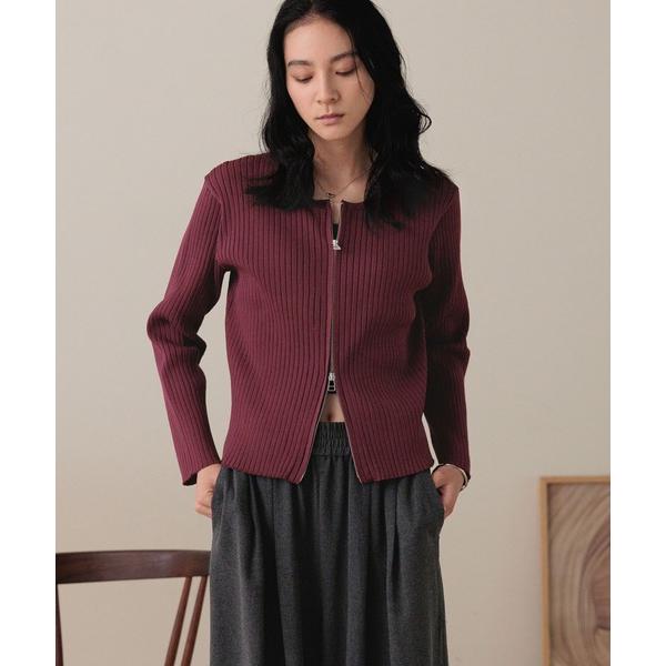 『タイムセール実施中』ZOZO問い合わせ番号:97665600ショップ:LOWRYS FARM，ローリーズファームブランド:LOWRYS FARM，ローリーズファーム商品名:ＷＺＩＰリブカーディガンＬＳ  583233カテゴリ:トップス&g...