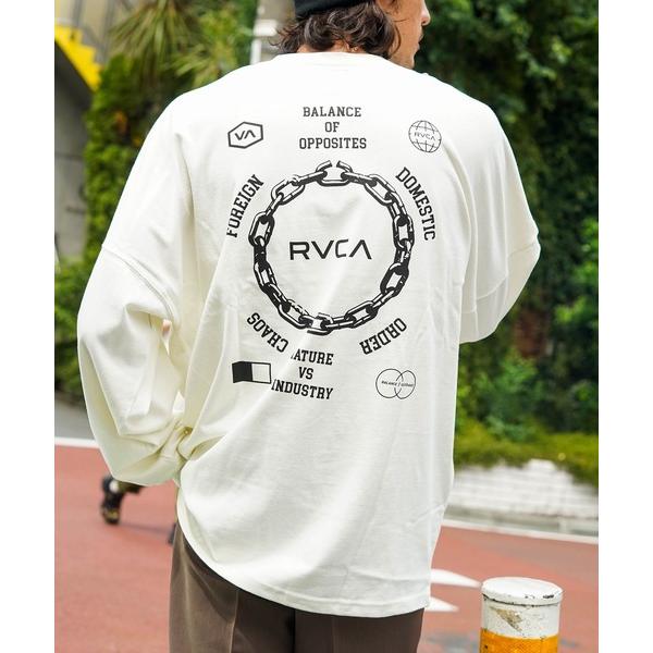 『セール実施中』ZOZO問い合わせ番号:97666405ショップ:BOARDRIDERS，ボードライダーズブランド:RVCA，ルーカ商品名:RVCA メンズ METAL URGY LT ロンＴ 【2025年秋冬モデル】ルーカワイドシルエット...