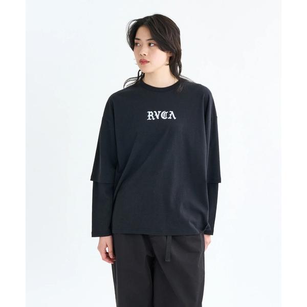 『セール実施中』ZOZO問い合わせ番号:97666428ショップ:BOARDRIDERS，ボードライダーズブランド:RVCA，ルーカ商品名:RVCA レディース LAYERD LS TEE ロンＴ 【2025年秋冬モデル】/ルーカレイヤード...