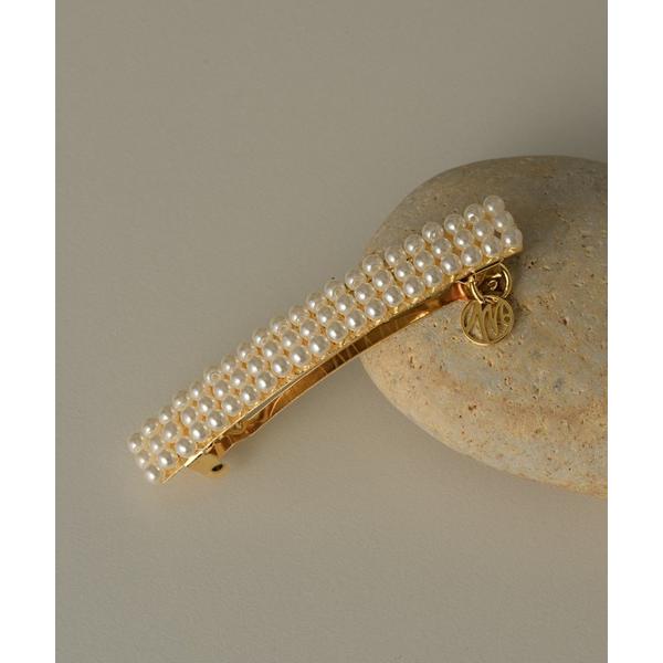 ZOZO問い合わせ番号:97666448ショップ:euphoria，ユーフォリアブランド:muku，ムク商品名:VALLETTA / TRIPLE PEARL LINEカテゴリ:ヘアアクセサリー>バレッタ/ヘアクリップブランド品番:3...