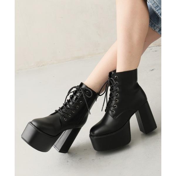 『タイムセール実施中』ZOZO問い合わせ番号:97666539ショップ:Ada.，エイダブランド:DEMETER，デメテル商品名:厚底 プラットフォーム レースアップブーツカテゴリ:シューズ>ブーツブランド品番:dem2297-L29...