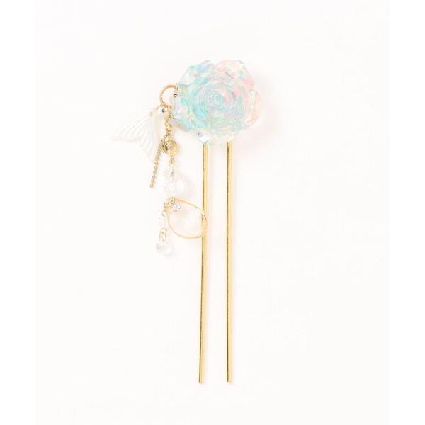 ZOZO問い合わせ番号:97667013ショップ:TONE，トーンブランド:tone，トーン商品名:【elum.】mermaid  rose kanzashi(MA)カテゴリ:ヘアアクセサリー>その他ヘアアクセサリーブランド品番:el...