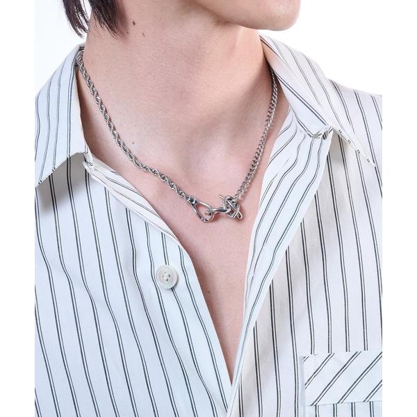 ZOZO問い合わせ番号:97668580ショップ:CREO STORE，クレオストアブランド:Forte（フォルテ），フォルテ，CREO STORE，クレオストア商品名:Fusion Knot Necklace/フュージョンノットネックレス...