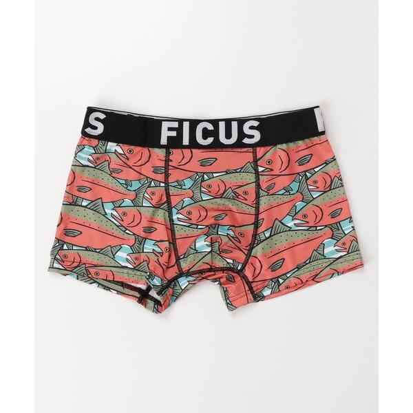 『タイムセール実施中』※このアイテムは返品・交換対象外商品です。ZOZO問い合わせ番号:97668653ショップ:CRAZY FERRET，クレイジーフェレットブランド:FICUS，フィークス商品名:FICUS フィークス 魚群 メンズボク...