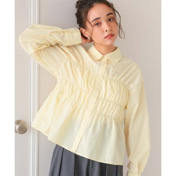 ZOZO問い合わせ番号:97668794ショップ:titivate，ティティベイトブランド:titivate，ティティベイト商品名:シャーリングブラウスカテゴリ:トップス>シャツ/ブラウスブランド品番:AGJR7464素材:ポリエステ...