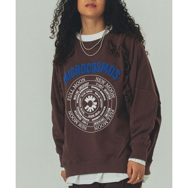 『タイムセール実施中』ZOZO問い合わせ番号:97669032ショップ:ROSE BUD，ローズバッドブランド:ROSE BUD，ローズバッド商品名:(GENE HEAVENS)EMBROIDERY PRINT FRINGE SWEATカテ...