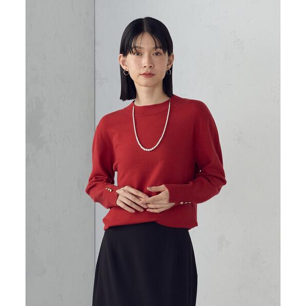 『セール実施中』ZOZO問い合わせ番号:97669310ショップ:COMME CA ISM，コムサイズムブランド:COMME CA ISM，コムサイズム商品名:【ウォッシャブル】ベーシック　袖ボタンニットカテゴリ:トップス>ニット/セ...