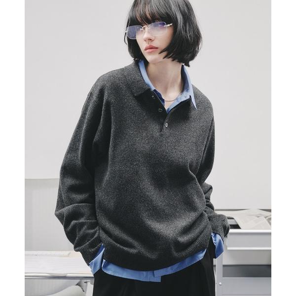 ZOZO問い合わせ番号:97688431ショップ:epnok，エプノックブランド:selle glant，セレグランテ商品名:BASIC HIGH-GAUGE KNIT POLO/ベーシックハイゲージニットポロカテゴリ:トップス>ポロ...