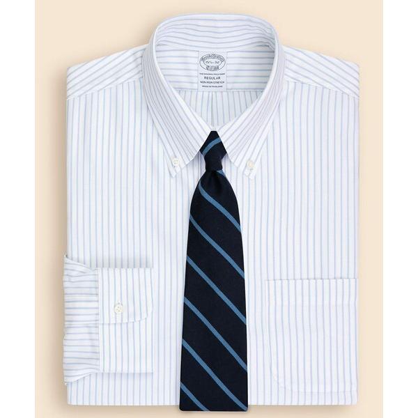 『セール実施中』ZOZO問い合わせ番号:97700459ショップ:BROOKS BROTHERS，ブルックス ブラザーズブランド:BROOKS BROTHERS，ブルックスブラザーズ商品名:ストレッチドビー　ストライプ　ドレスシャツ　Reg...