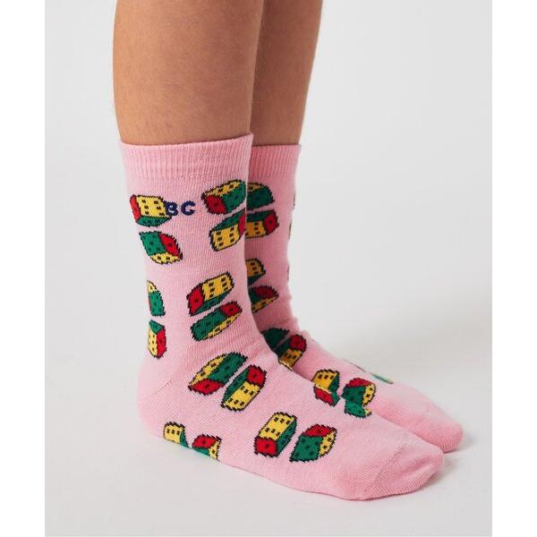 『セール実施中』※このアイテムは返品・交換対象外商品です。ZOZO問い合わせ番号:97700773ショップ:F.O.Online Store，エフオーオンラインストアブランド:BOBO CHOSES，ボボショーズ商品名:総柄Dicesソック...