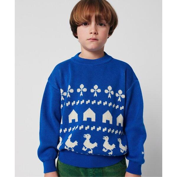 『セール実施中』ZOZO問い合わせ番号:97700789ショップ:F.O.Online Store，エフオーオンラインストアブランド:BOBO CHOSES，ボボショーズ商品名:Farm jacquardセーター【キッズ】カテゴリ:トップス...