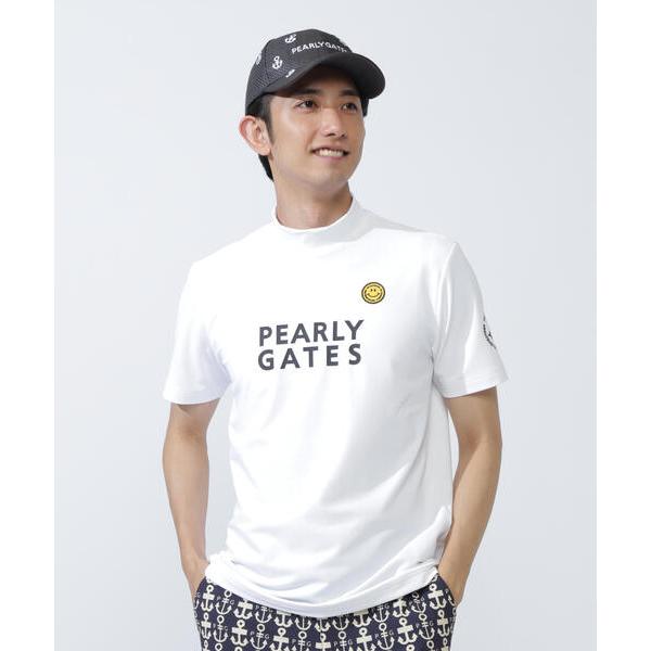 ZOZO問い合わせ番号:97701199ショップ:the HOUSE，ザハウスブランド:PEARLY GATES，パーリーゲイツ商品名:【PEARLY GATES】PG is PG ベアカノコ半袖ハイネックカットソーカテゴリ:トップス&gt...