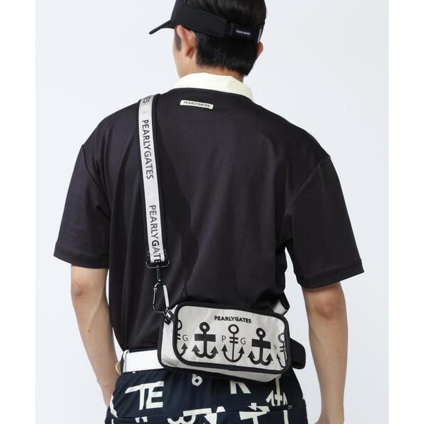 『セール実施中』ZOZO問い合わせ番号:97701211ショップ:the HOUSE，ザハウスブランド:PEARLY GATES，パーリーゲイツ商品名:【PEARLY GATES】ロゴアンカー柄マルチラウンドポーチ (UNISEX)カテゴリ...