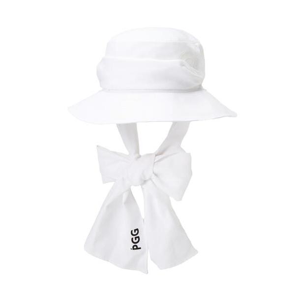 ZOZO問い合わせ番号:97701230ショップ:the HOUSE，ザハウスブランド:PEARLY GATES，パーリーゲイツ商品名:【PGG】【公式オンライン＆直営店舗限定】UVスカーフ付きハット (LADIES)カテゴリ:帽子>...