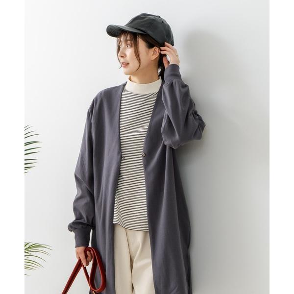 『タイムセール実施中』ZOZO問い合わせ番号:97701711ショップ:LB/S，エルビーエスブランド:fort point，フォーポイント商品名:【C-FORT POINT/フォートポイント】梨地 ロングトッパーカーディガンカテゴリ:トッ...