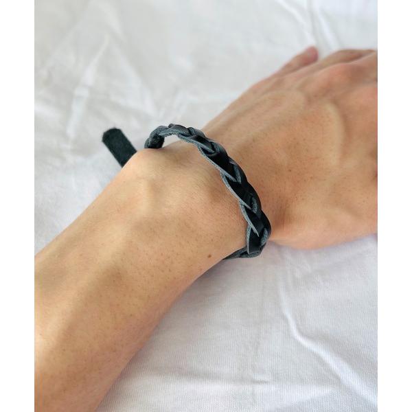 『タイムセール実施中』ZOZO問い合わせ番号:97702263ショップ:BEATJIVE，ビートジャイブブランド:BEATJIVE，ビートジャイブ商品名:レザー ブレスレット 編み込みカテゴリ:アクセサリー>ブレスレットブランド品番:...