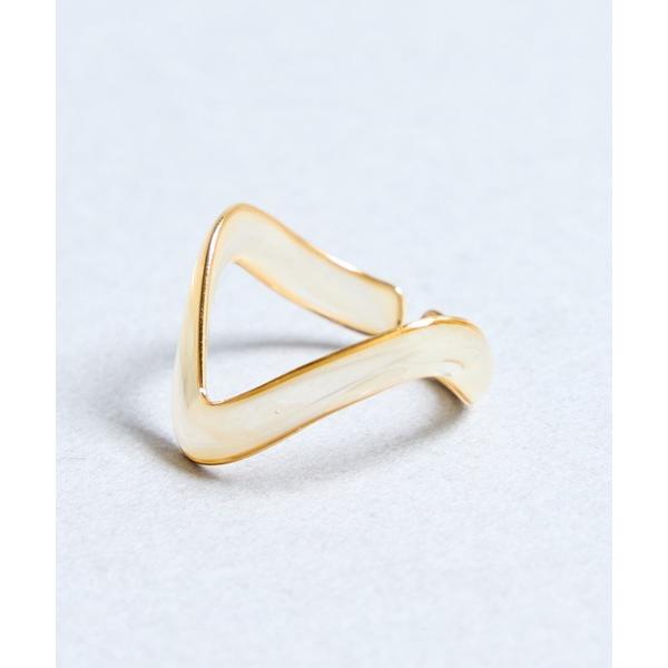 ZOZO問い合わせ番号:97702347ショップ:COMMON WARE，コモンウェアブランド:The Rule，ザルール商品名:The Rule ザルール：VALE ring　Vリングカテゴリ:アクセサリー>リングブランド品番:77...