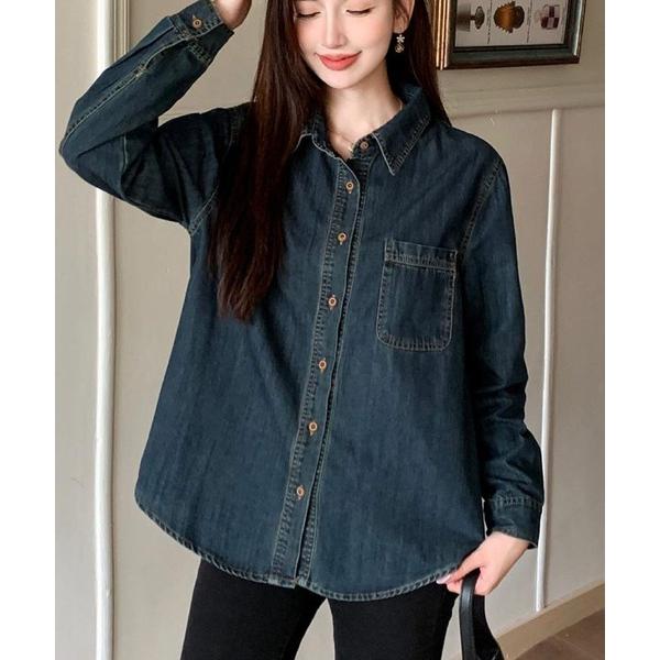 『タイムセール実施中』ZOZO問い合わせ番号:97702823ショップ:Doula Doula，ドゥーラドゥーラブランド:2ly2，トゥーリートゥー商品名:ベーシックデニムシャツカテゴリ:トップス>シャツ/ブラウスブランド品番:2ly...