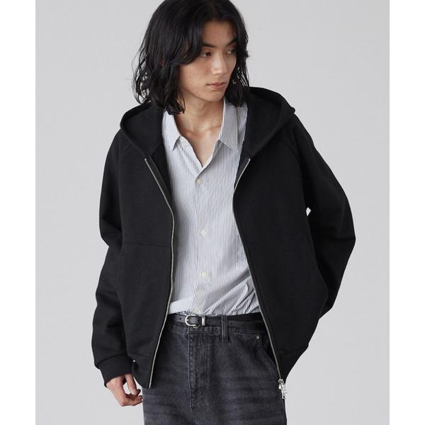 ZOZO問い合わせ番号:97703402ショップ:EMMA CLOTHES，エマ クローズブランド:LUENNA，ルエナ商品名:【LUENNA】Heavyweight Double Zip Sweat Parka / ヘビーウェイトダブルジ...