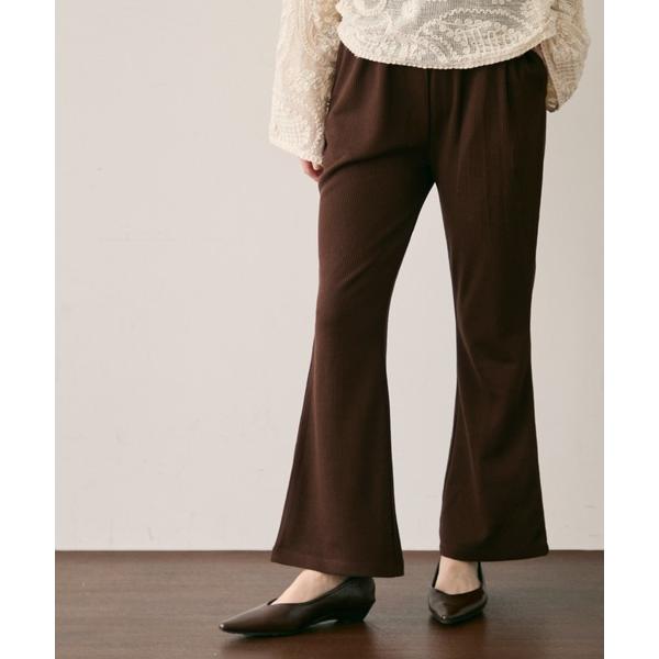 『セール実施中』ZOZO問い合わせ番号:97703601ショップ:Auntie Rosa，アンティローザブランド:Trish，トリッシュ商品名:起毛リブフレアパンツカテゴリ:パンツ>その他パンツブランド品番:XPANR254034素材...