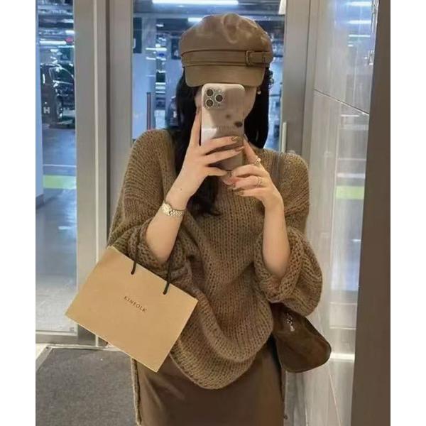 『タイムセール実施中』ZOZO問い合わせ番号:97703767ショップ:Ada.，エイダブランド:ADDITION STORE，アディションストア，VQ，ブイキュー商品名:【再入荷】【リラックスできる♪ざっくりニット】ボートネック ざっくり...