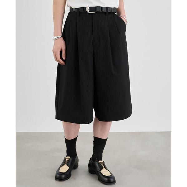 ZOZO問い合わせ番号:97704036ショップ:SINSS，シンスブランド:SINSS，シンス商品名:Two tuck wide stripe shorts / ツータックワイドストライプショーツカテゴリ:パンツ>その他パンツブラン...