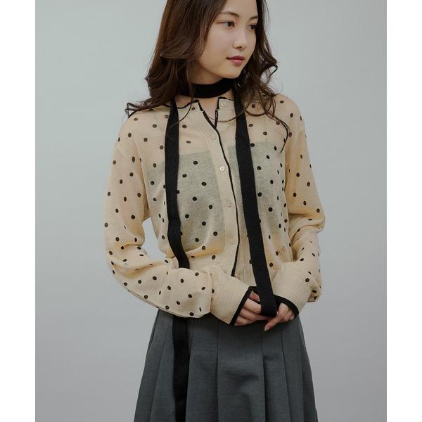 『タイムセール実施中』ZOZO問い合わせ番号:97704496ショップ:MUHET，ミュエータブランド:MUHET，ミュエータ商品名:layered-look crew neck knit cardigan / レイヤード風ニットカーディガ...