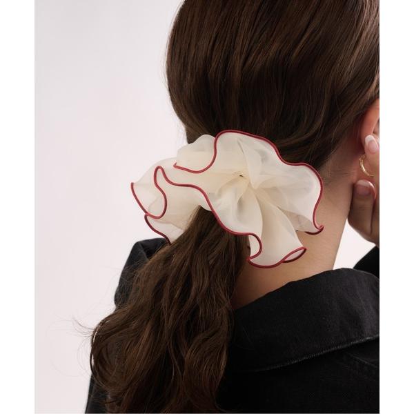 『タイムセール実施中』ZOZO問い合わせ番号:97735504ショップ:FRP，エフアールピーブランド:dee doo dah，ディドゥダ，Sakka，サッカ商品名:【deedoodah】オーガンジーパイピングシュシュカテゴリ:ヘアアクセサ...