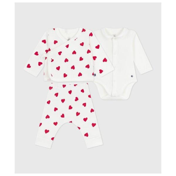 『セール実施中』※このアイテムは返品・交換対象外商品です。ZOZO問い合わせ番号:97735803ショップ:PETIT BATEAU，プチバトーブランド:PETIT BATEAU，プチバトー商品名:ベビー３点セットカテゴリ:ママ＆ベビー&g...