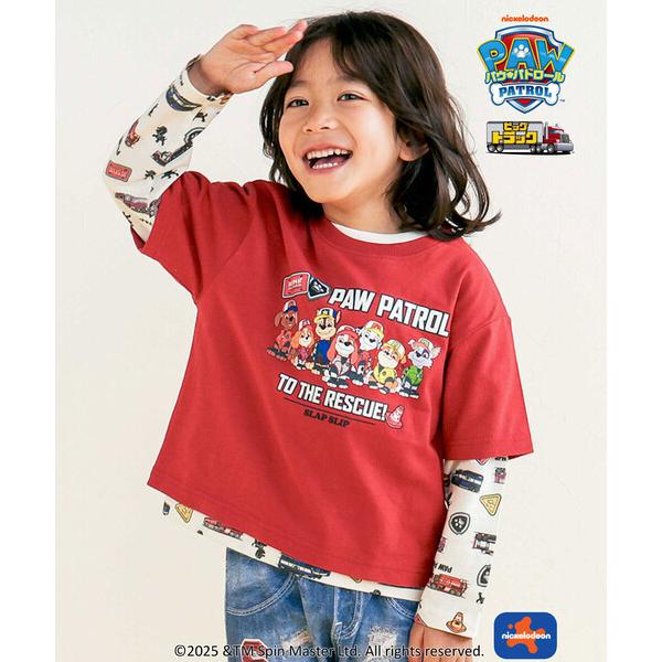 『タイムセール実施中』ZOZO問い合わせ番号:97735838ショップ:BEBE ONLINE STORE，ベベ オンラインストアブランド:SLAP SLIP，スラップスリップ商品名:【パウ・パトロール×SLAPSLIP】ビッグトラックプリ...