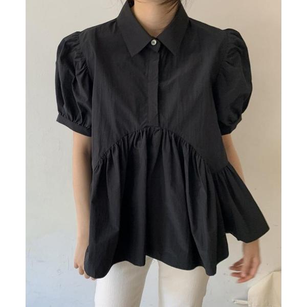 『タイムセール実施中』参考価格：4，730円発売時期：2025年03月コンディション：S（新品同様）タグ付きの未使用、または新品同様のアイテム付属品：タグ参考商品名：パフスリーブ切替ギャザーペプラムブラウス参考品番：CAD2503069【商...