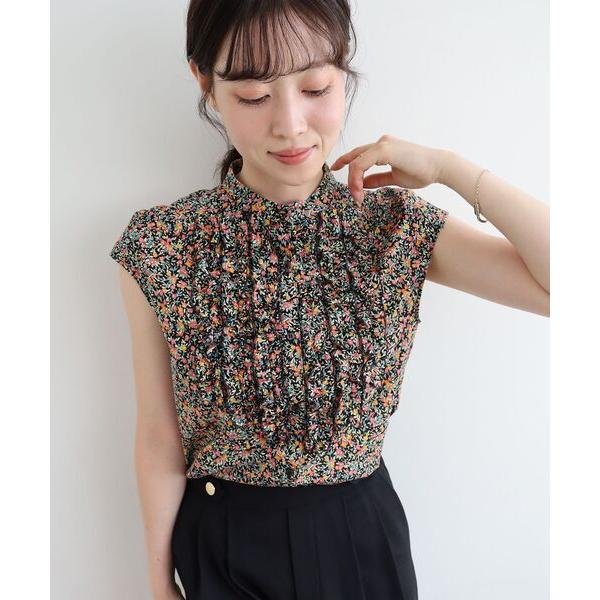 『セール実施中』ZOZO問い合わせ番号:97767044ショップ:le.coeur blanc，ルクールブランブランド:le.coeur blanc，ルクールブラン商品名:《手洗い可能》リバティフロントフリルブラウスカテゴリ:トップス&gt...