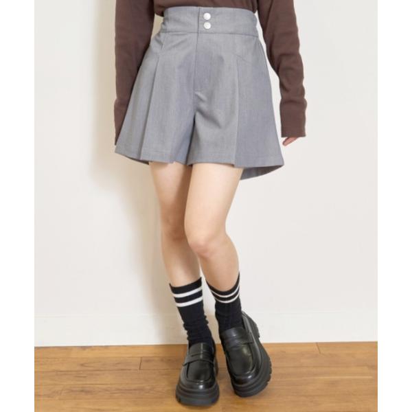 『セール実施中』ZOZO問い合わせ番号:97767177ショップ:NARUMIYA ONLINE，ナルミヤ オンラインブランド:LOVETOXIC，ラブトキシック商品名:美脚見えタックフレアキュロットカテゴリ:パンツ>デニムパンツブラ...