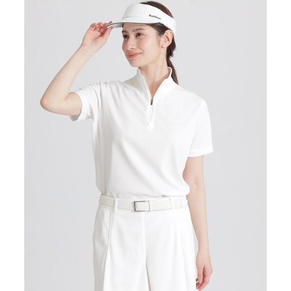 『タイムセール実施中』ZOZO問い合わせ番号:97767330ショップ:Paul Stuart，ポール・スチュアートブランド:Paul Stuart，ポールスチュアート商品名:【GOLF】メッシュハーフジップ半袖Ｔシャツカテゴリ:アウトドア...