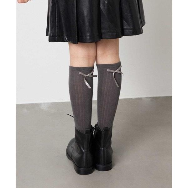 『タイムセール実施中』※このアイテムは返品・交換対象外商品です。ZOZO問い合わせ番号:97798810ショップ:a.v.v，アー・ヴェ・ヴェブランド:a.v.v，アーヴェヴェ商品名:[KIDS]リボンハイソックスカテゴリ:レッグウェア&g...