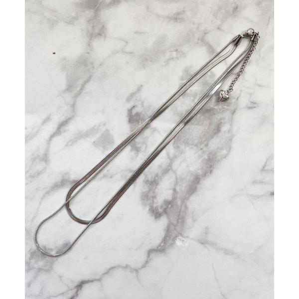 『タイムセール実施中』ZOZO問い合わせ番号:97799167ショップ:Newport，ニューポートブランド:yu-ka，ユーカ，Newport，ニューポート商品名:YU-KA:ハートチャームダブルラインネックレス heart charm ...