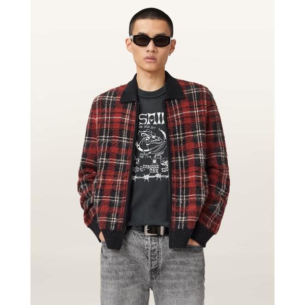 『タイムセール実施中』ZOZO問い合わせ番号:97799481ショップ:ALLSAINTS，オールセインツブランド:ALLSAINTS，オールセインツ商品名:NETTLE PLAID CARDIGAN | NETTLE チェック カーディガ...