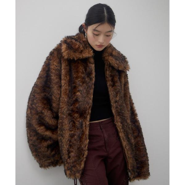 『セール実施中』ZOZO問い合わせ番号:97799901ショップ:SLY，スライブランド:SLY，スライ商品名:BIG COLLAR FUR COAT ビッグカラー ファーコート 秋服 冬服カテゴリ:ジャケット/アウター>ブルゾンブラ...