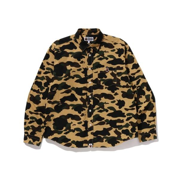 ZOZO問い合わせ番号:97800281ショップ:A BATHING APE，ア ベイシング エイプブランド:A BATHING APE，アベイシングエイプ商品名:1ST CAMO ONE POINT RELAXED FIT LS SHIR...