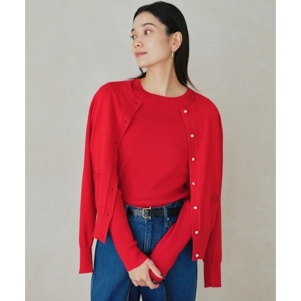 ZOZO問い合わせ番号:97800333ショップ:green label relaxing，グリーンレーベル リラクシングブランド:green label relaxing，グリーンレーベルリラクシング商品名:ウール リブ クルーネック ニ...