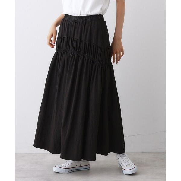 『セール実施中』ZOZO問い合わせ番号:97800910ショップ:Dessin，デッサンブランド:Dessin，デッサン商品名:【ウエストゴム/洗える】シャーリングナイロンスカートカテゴリ:スカート>スカートブランド品番:F58-73...