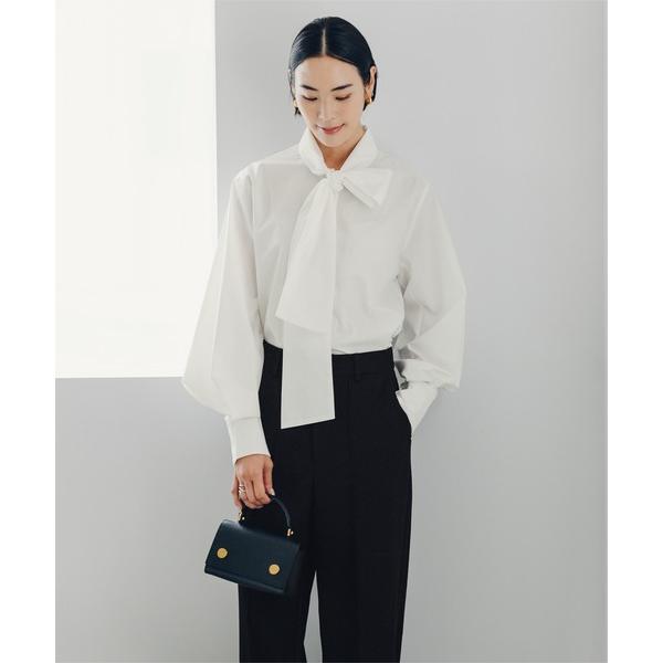 ZOZO問い合わせ番号:97800958ショップ:ur's，ユアーズブランド:ur's，ユアーズ商品名:【26SS新作コラボ/セレモニー/オケージョン/入卒式/手洗い可】袖タックボウタイブラウスカテゴリ:トップス>シャツ/ブラウスブラ...