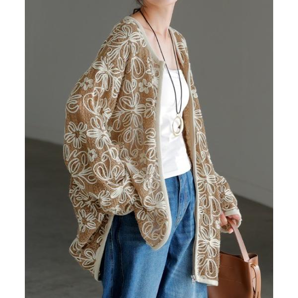 ZOZO問い合わせ番号:97801407ショップ:HUG.U，ハグユーブランド:HUG.U，ハグユー商品名:花柄コード刺繍ジップジャケットカテゴリ:ジャケット/アウター>ブルゾンブランド品番:f443素材:本体: ポリエステル100%...