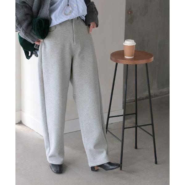 ZOZO問い合わせ番号:97801410ショップ:HUG.U，ハグユーブランド:HUG.U，ハグユー商品名:ポンチバレルレッグパンツカテゴリ:パンツ>スウェットパンツブランド品番:f525素材:綿50%， ポリエステル45%， ポリウ...