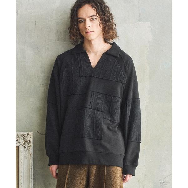 『タイムセール実施中』ZOZO問い合わせ番号:97801622ショップ:CJ Div.，シージェイディビジョンブランド:Casper John，キャスパージョン商品名:Patchwork skipper sweat/パッチワークスキッパース...