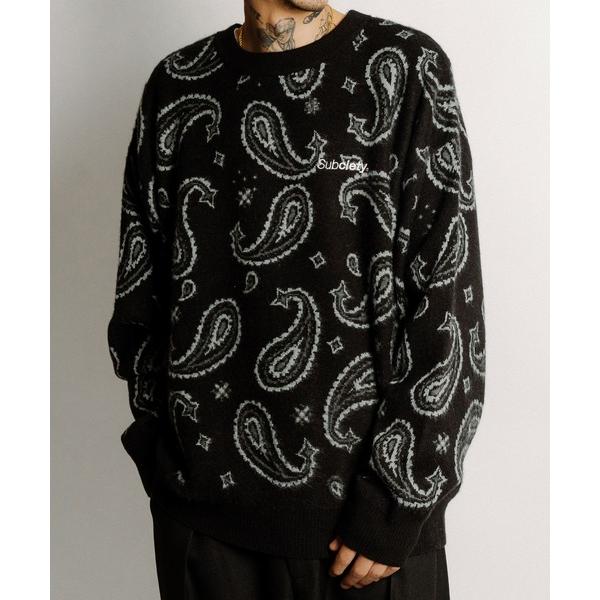 ZOZO問い合わせ番号:97832633ショップ:Subciety，サブサエティブランド:Subciety，サブサエティ商品名:Patterned knitカテゴリ:トップス>ニット/セーターブランド品番:105-50005素材:アク...