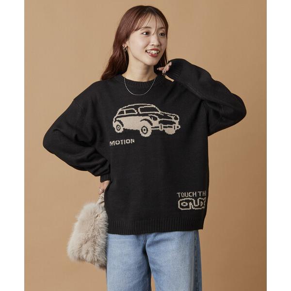 『タイムセール実施中』ZOZO問い合わせ番号:97832807ショップ:FREAK'S STORE，フリークスストアブランド:FREAK'S STORE，フリークスストア商品名:限定展開 リラックスフィット ジャカード クルーネック ニット...